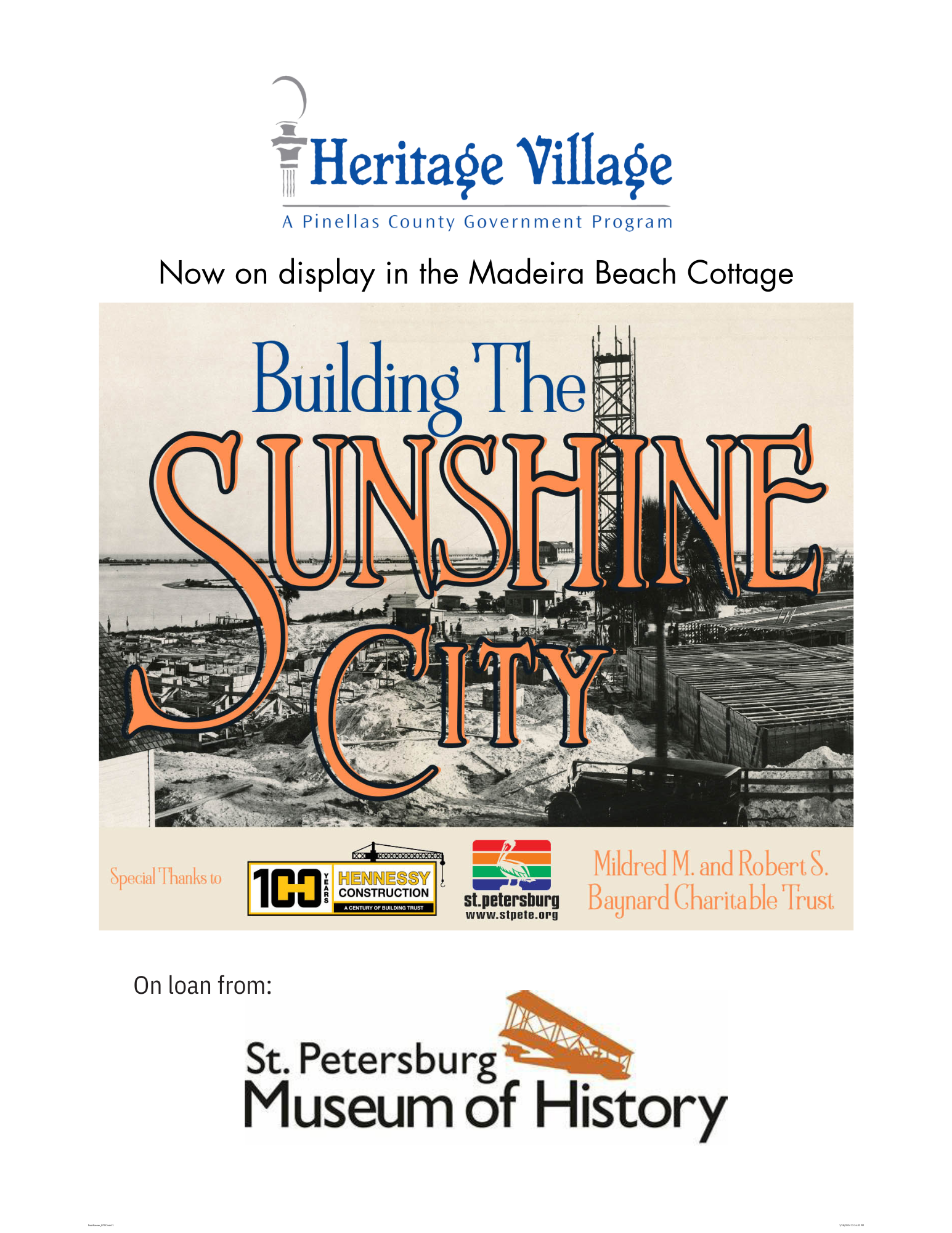 Now on Display in the Madeira Beach Cottage! - Pinellas County Heritage ...